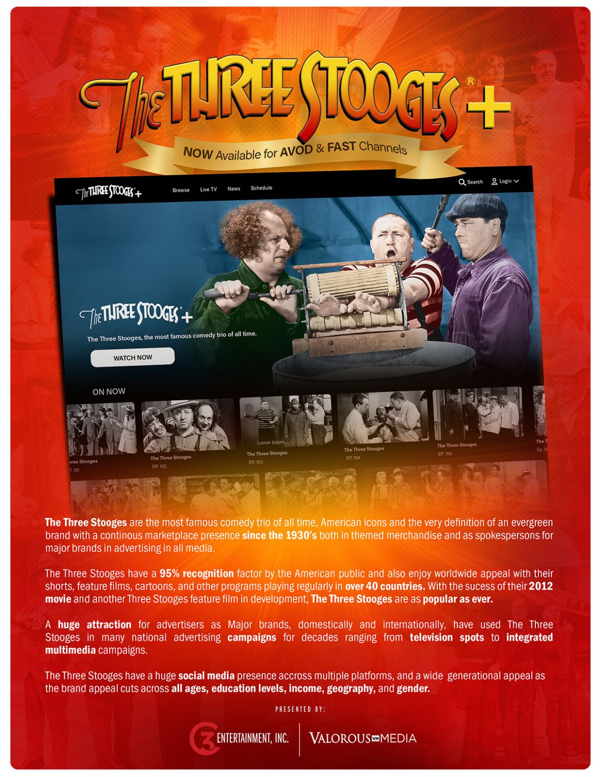 The Three Stooges+ - C3 Entertainment, Inc.